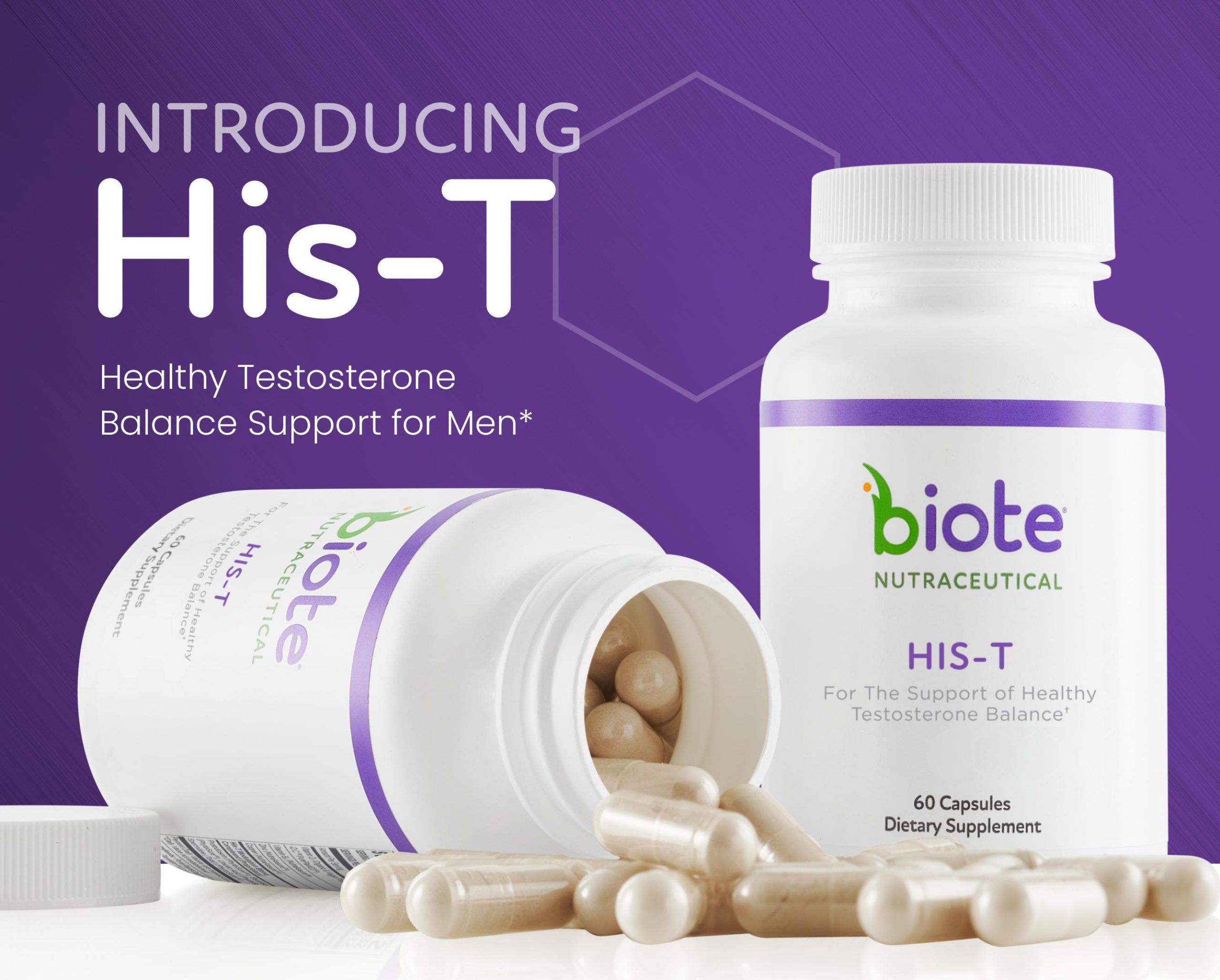 Introducing His-T a Healthy Testosterone Balance Support for Men ...